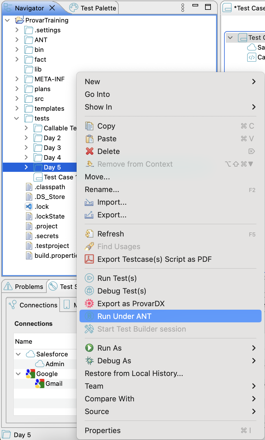 Apache Ant Generating Ant Build Xml File Provar
